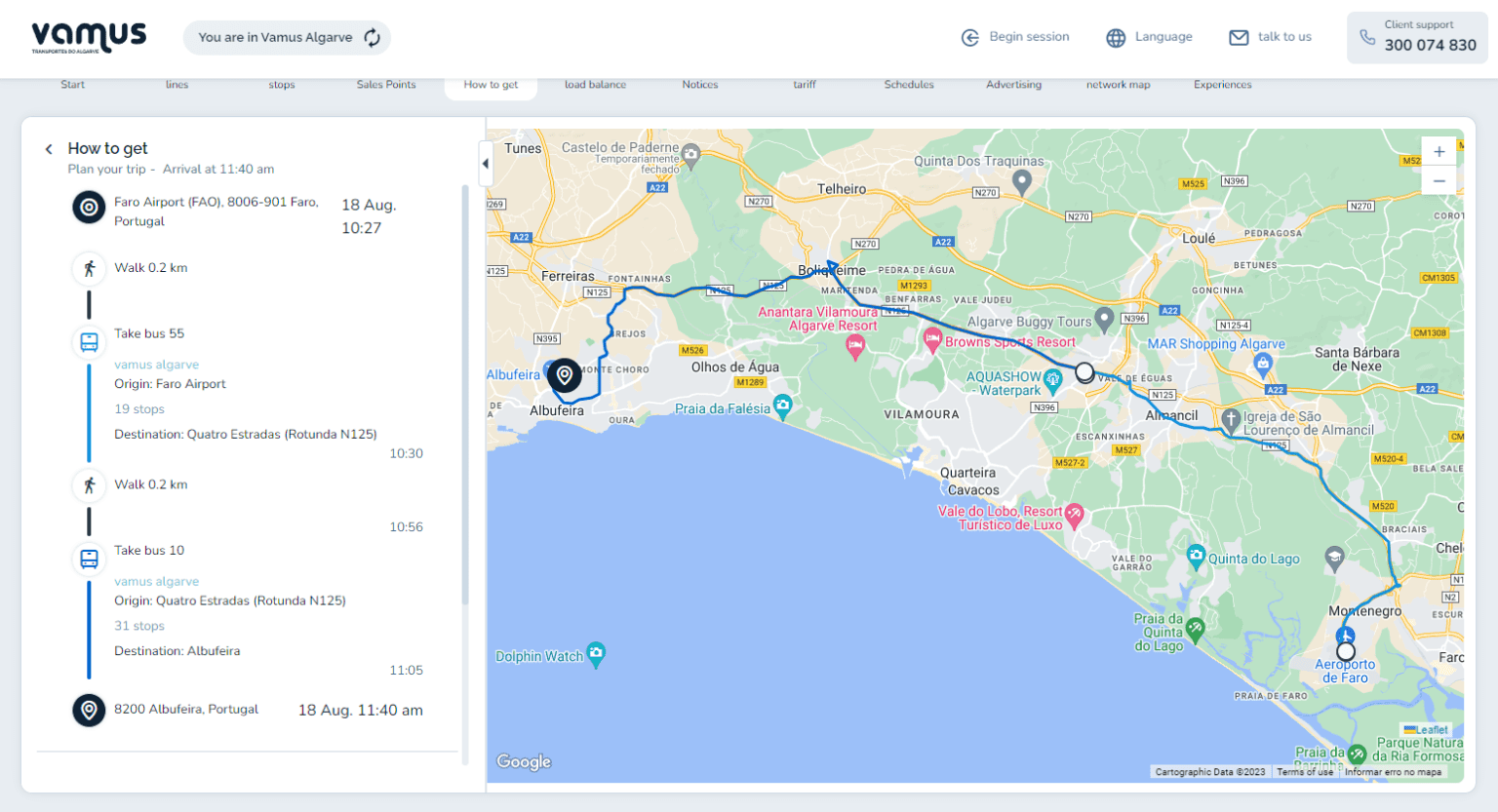 Openbaar vervoer in de Algarve. Informatie over bussen, treinen en meer.
